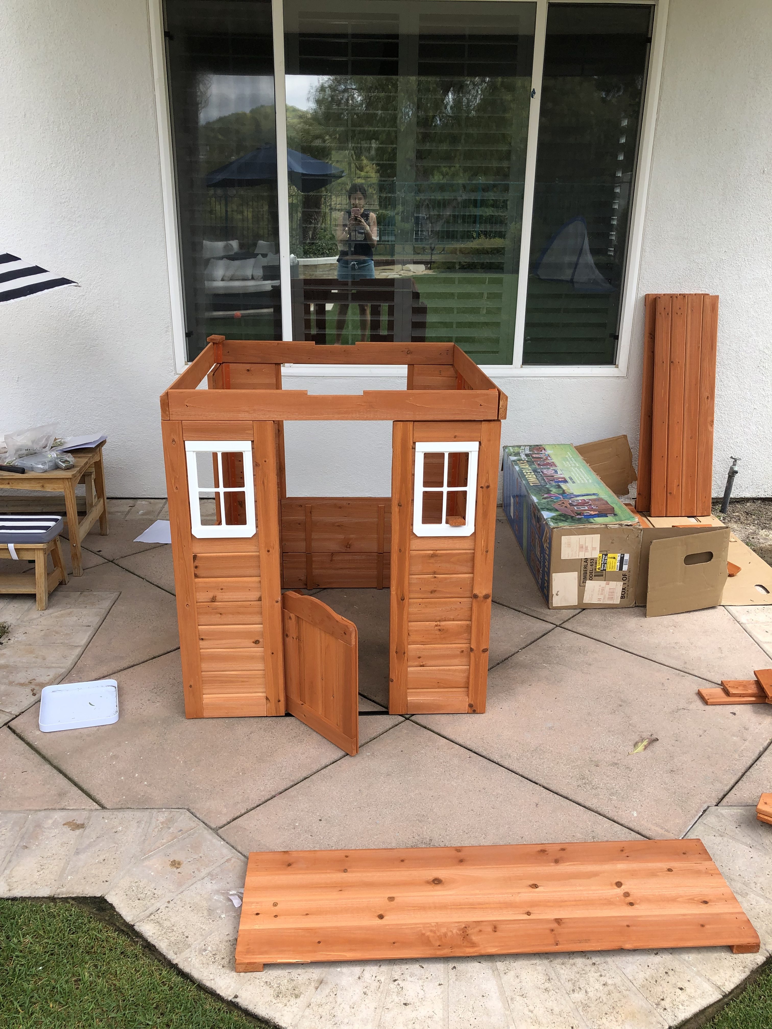 DIY Playhouse Makeover I At Home with Janan